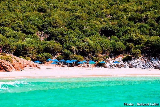 Samiopoula beach at the small homonym island next to Samos island