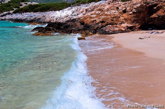 Samiopoula beach at the small homonym island next to Samos island